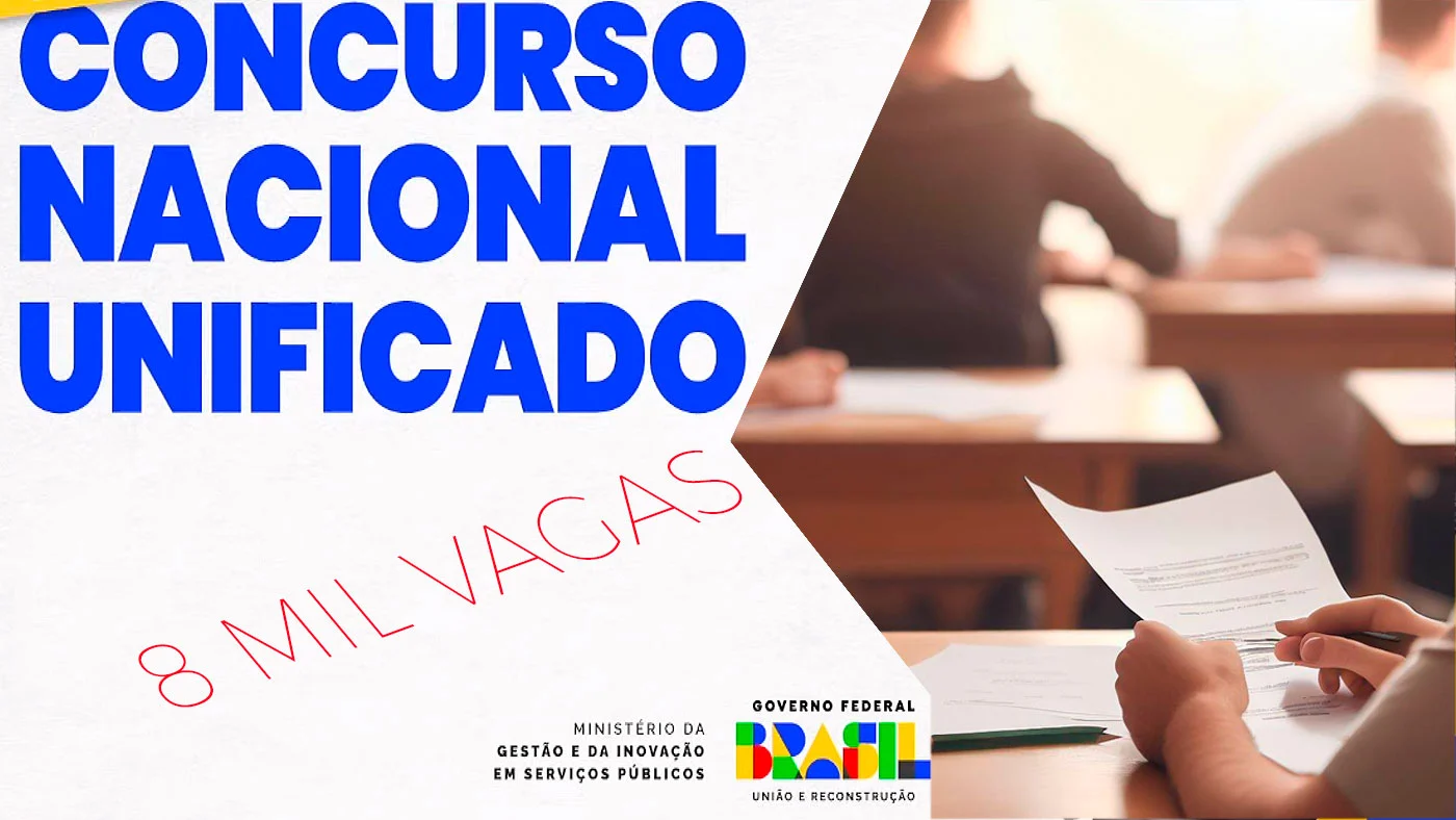 Governo dá detalhes sobre o Concurso Nacional Unificado que terá 8 mil ...